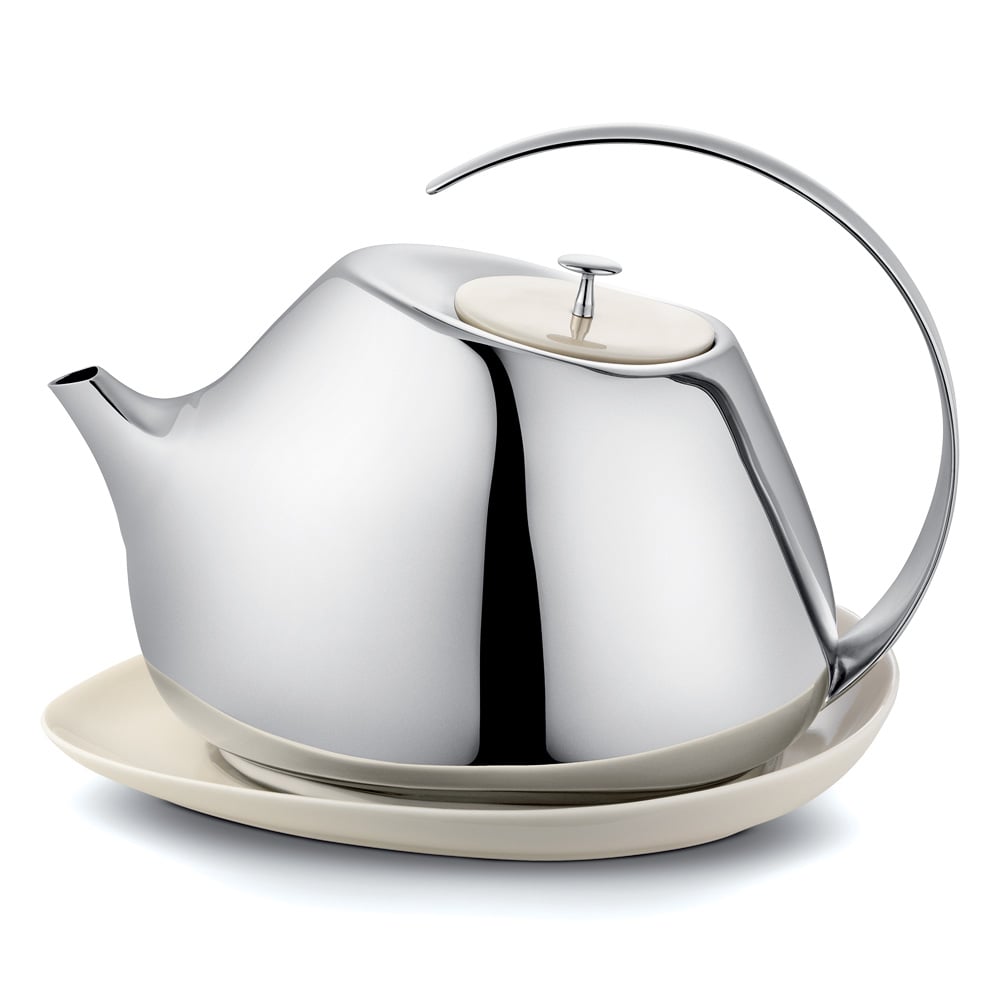 NEW Georg Jensen Helena Teapot with Coaster