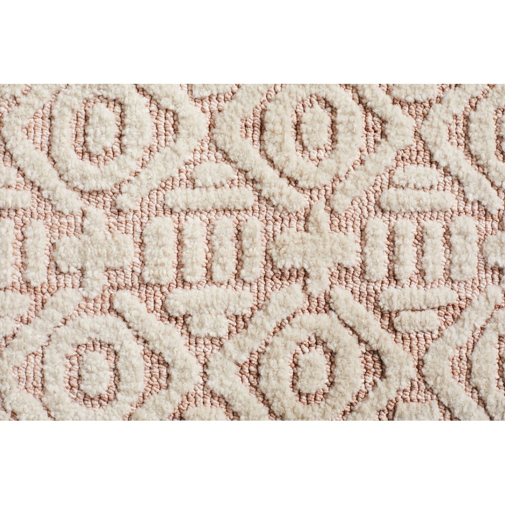 Tapete Rug - Peach & Ivory Table Tufted Rug 225x155cm | Peter's of ...