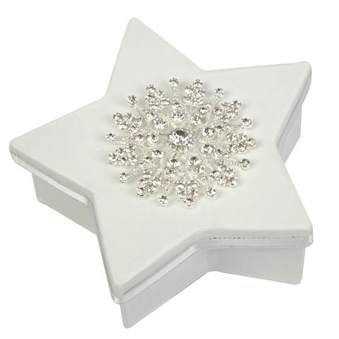 Boz - Sparkle Star Box With Chocolates White | Peter's of Kensington
