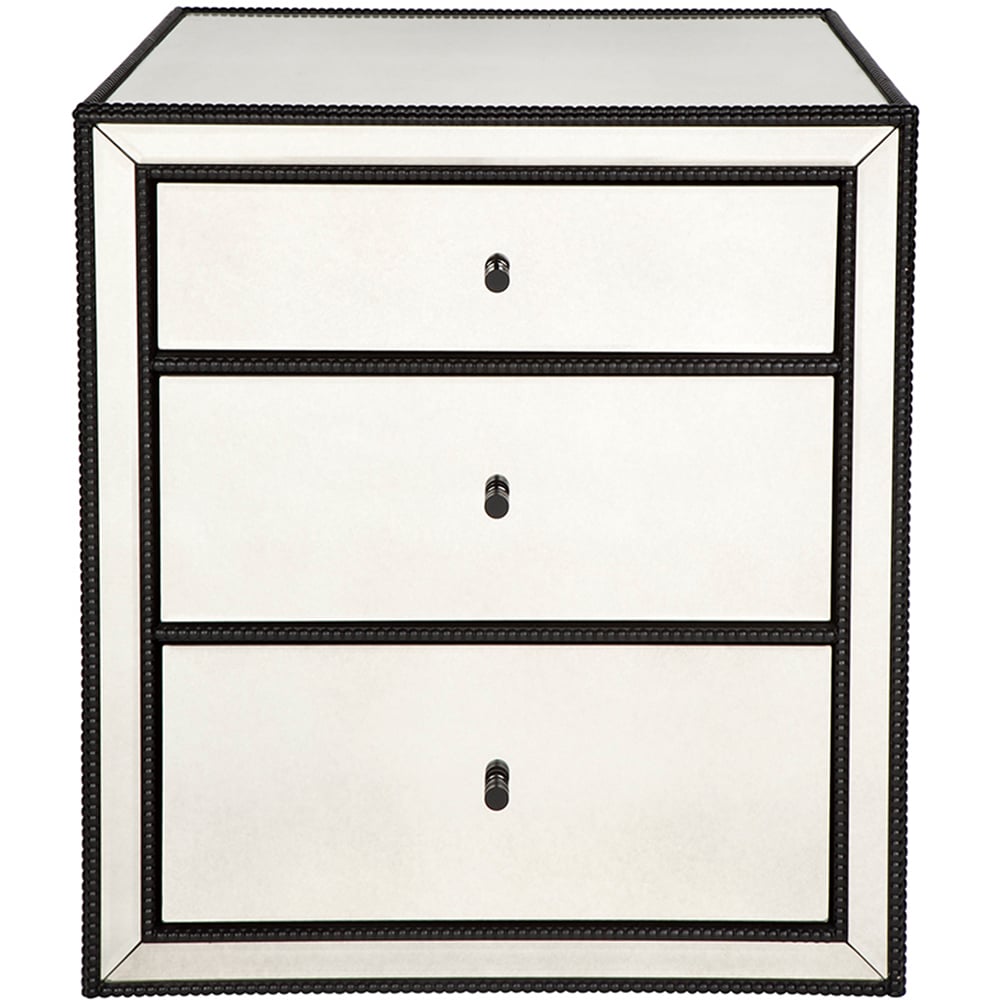 Cafe Lighting Brentwood Mirrored Bedside Table Peter s of Kensington