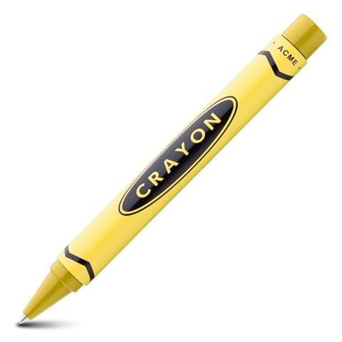 Acme Studios - Crayon Rollerball Pen Yellow | Peter's of Kensington