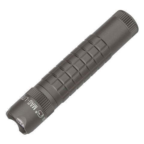 Maglite - MAG-TAC 2-Cell LED Grey Crowned Bezel Flashlight | Peter's of ...