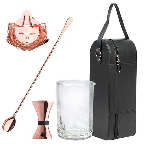 Uber Bar Tools - Copper Lux Mix Set 4pce | Peter's of Kensington