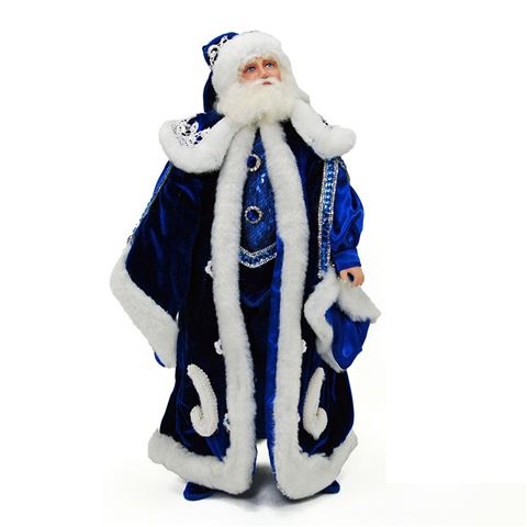 Katherines Collection - Azure Frost Santa Doll | Peter's of Kensington
