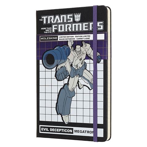 Moleskine - Transformers L.E. Large Ruled Notebook Megatron | Peter's ...
