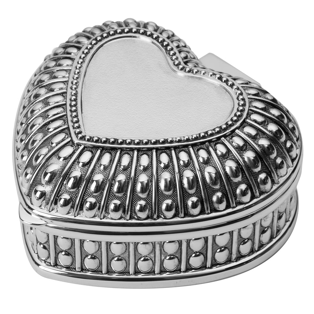 Whitehill - Large Heart Beaded Trinket Box | Peter's of Kensington