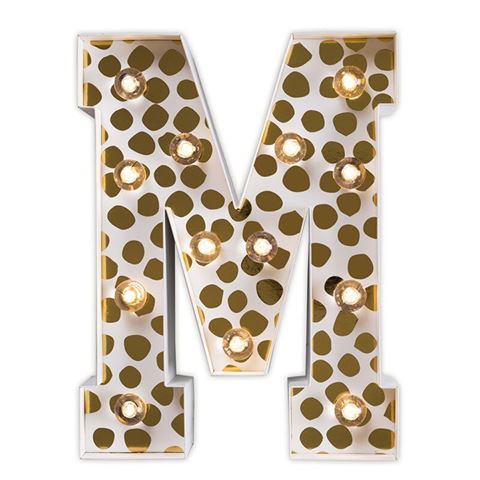 Delight Decor - Little Paper Letter M | Peter's of Kensington