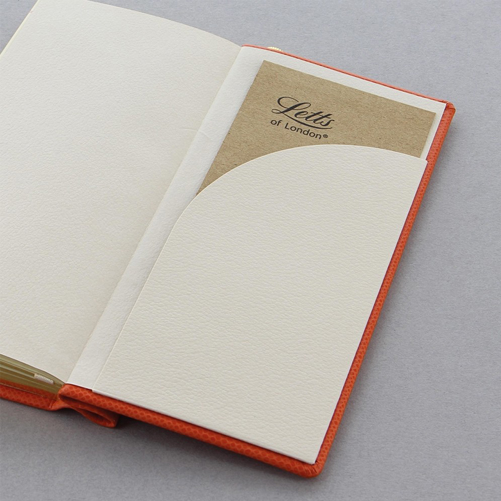 Letts - Legacy Slim Pocket Notebook w/Gold Pen Orange | Peter's of ...